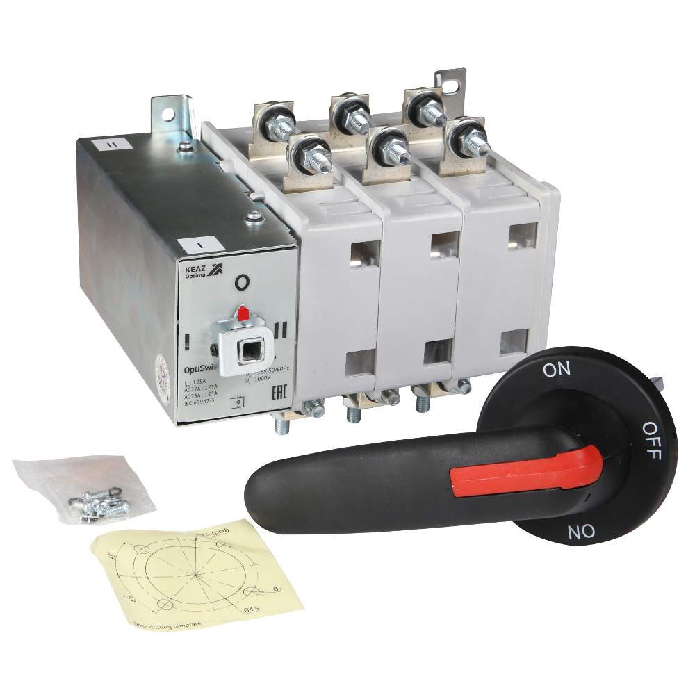Переключатель нагрузки OptiSwitch DI-C1-125-3P купить по цене производителя — завод KЭAЗ