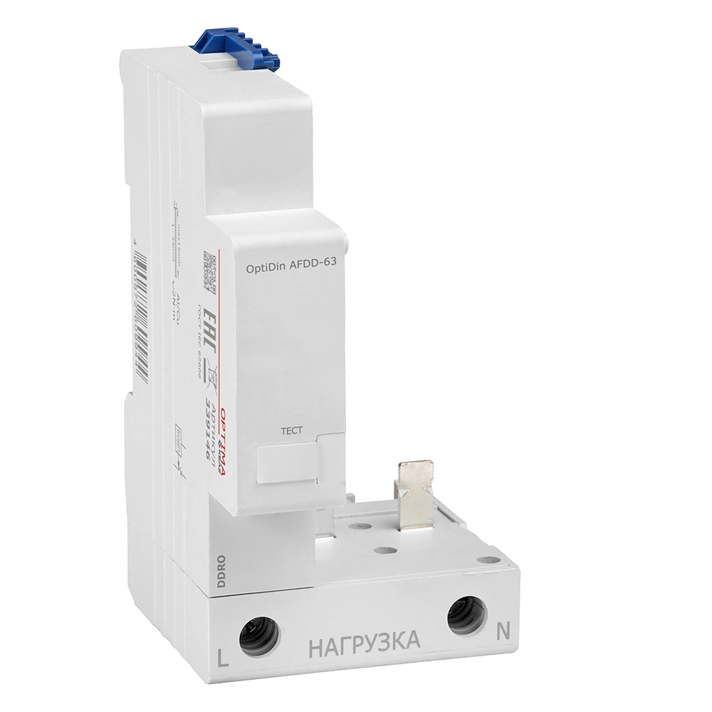 Устройство защиты от дугового пробоя УЗДП OptiDin AFDD-63-УХЛ3 купить по цене производителя ...