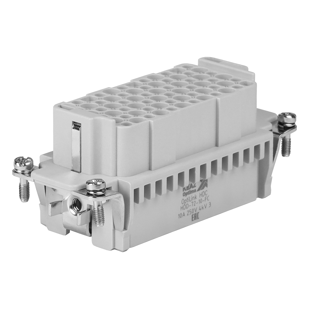 Розетка OptiLink HDC-HDD-72-10-FC-(0,14-2,5)-250V купить по цене производителя — завод KЭAЗ