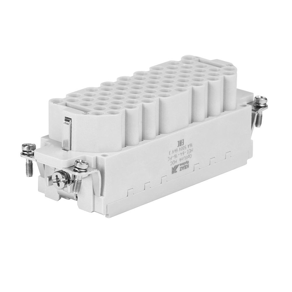 Розетка OptiLink HDC-HEE-64-16-FC-(0,14-4,0)-500V купить по цене производителя — завод KЭAЗ